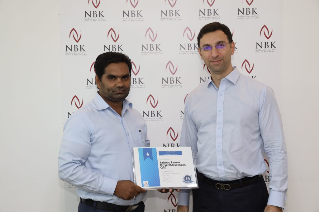 Long Service Award – Nasser Bin Khaled