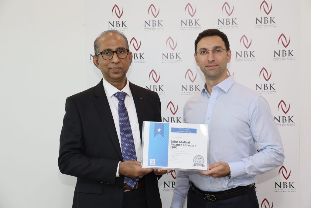 Long Service Award – Nasser Bin Khaled