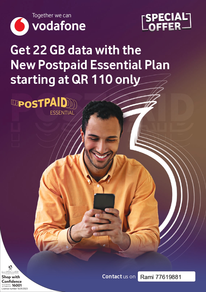 Vodafone offers – Nasser Bin Khaled