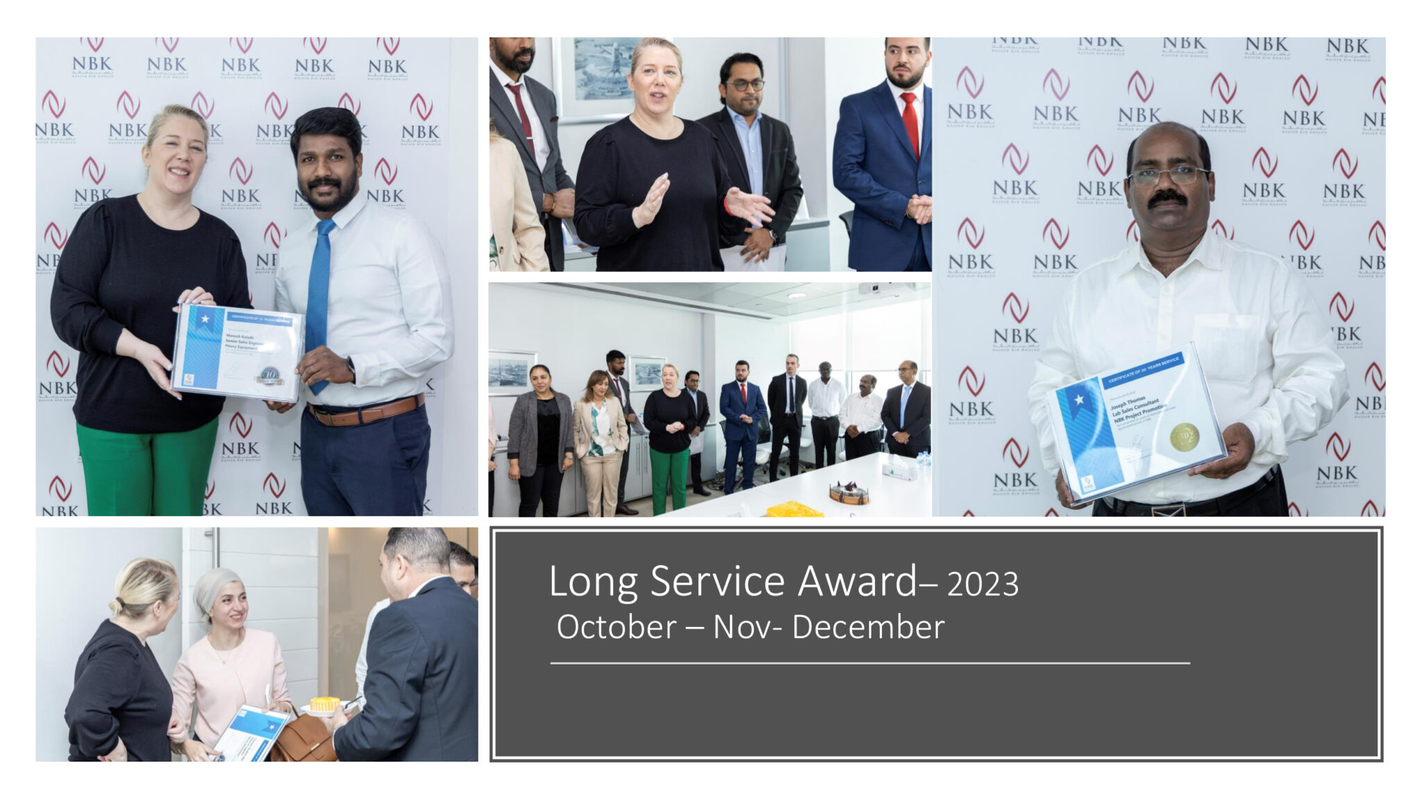 Long Service Award- Oct-Nov-Dec- 2023 – Nasser Bin Khaled