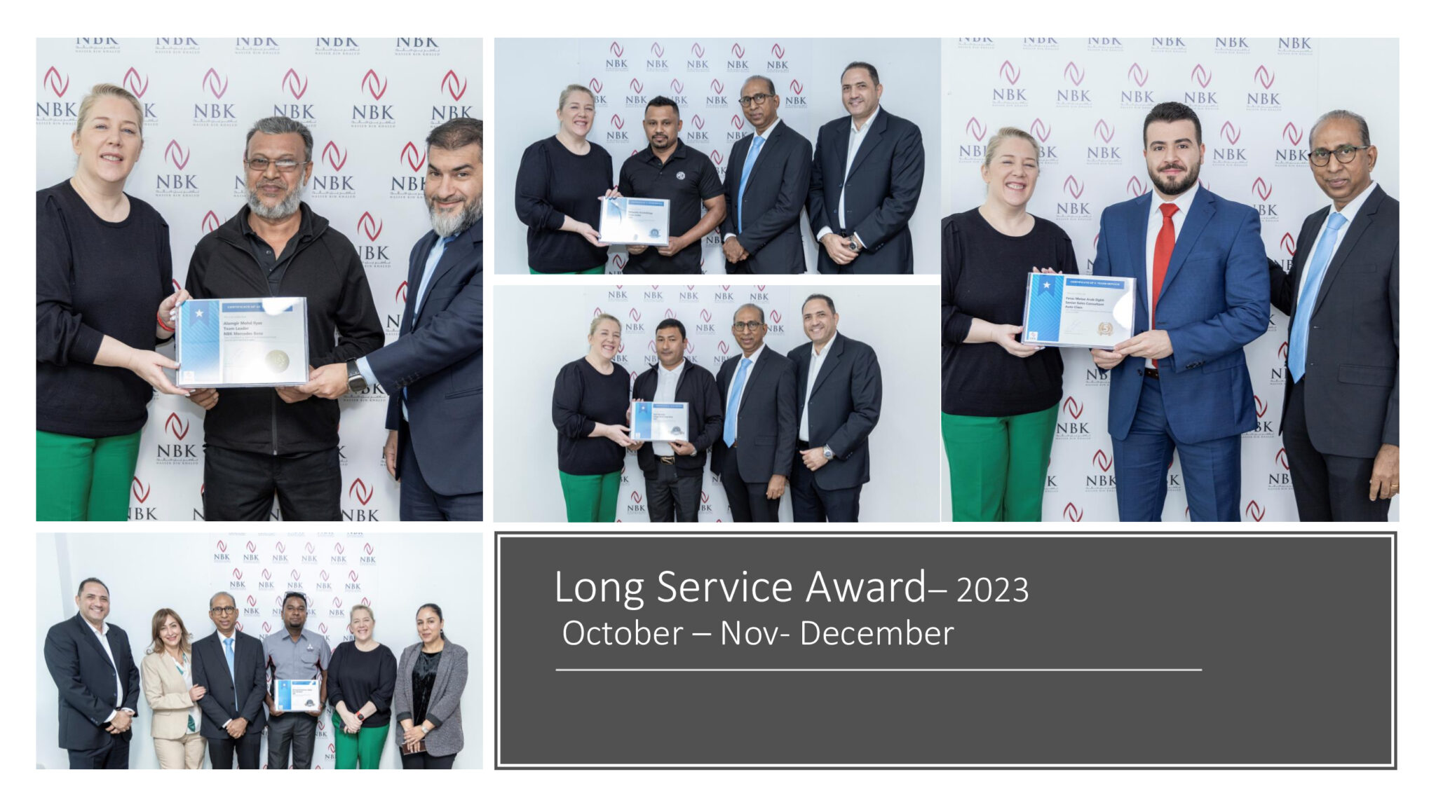 Long Service Award- Oct-Nov-Dec- 2023 – Nasser Bin Khaled